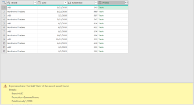Merging with date range using Power Query - Exceed