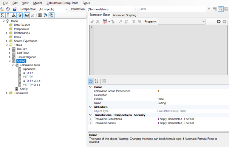 Sorting In Matrix Created With Calculation Groups Powerbi Exceed 2877
